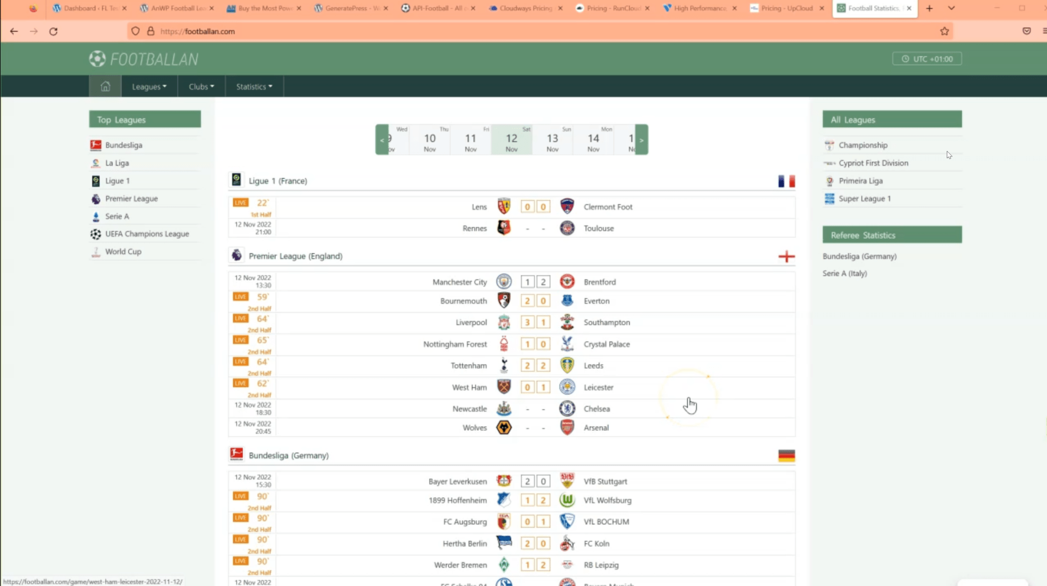How To Create WordPress LIVE Scores Website with Football Leagues Plugin