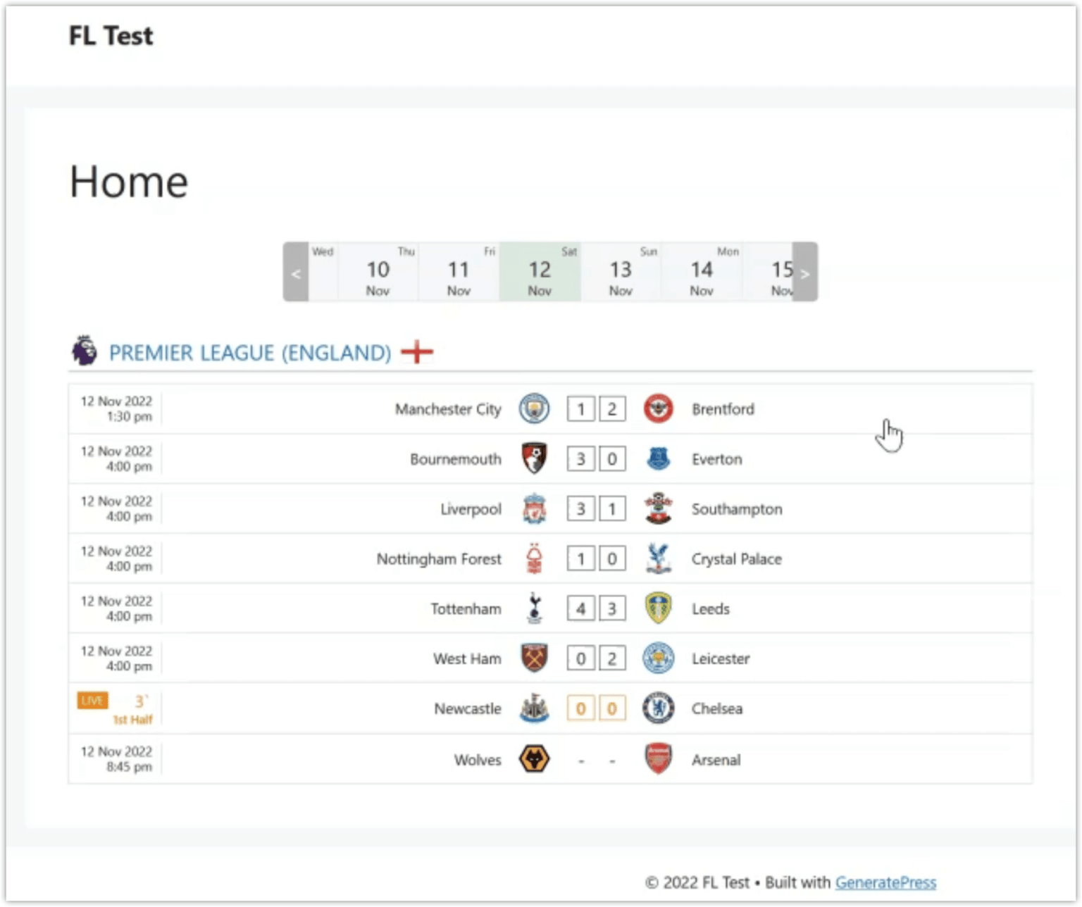 How To Create WordPress LIVE Scores Website with Football Leagues Plugin