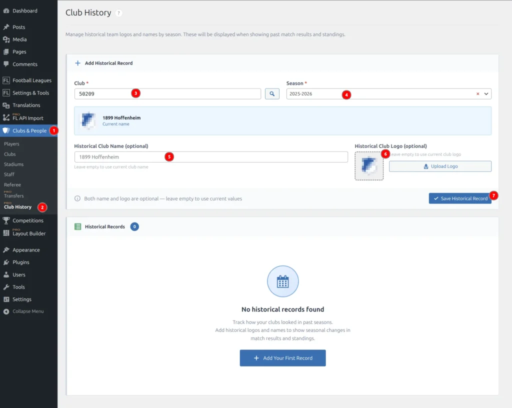 Club History (Historical Logos & Names) | AnWP.pro - WordPress Sports ...
